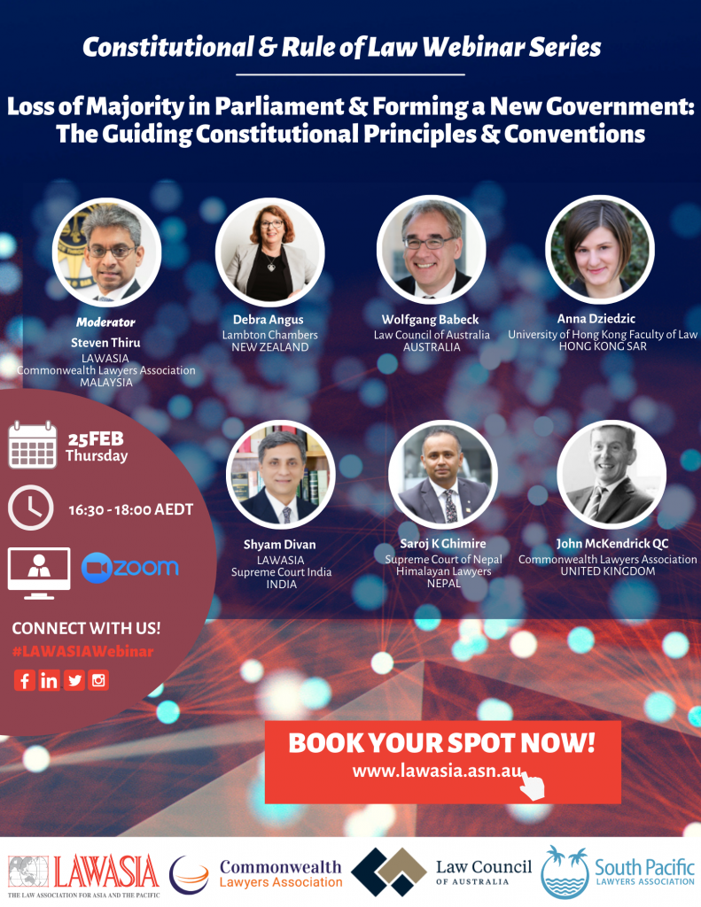 25th February : Loss of majority in Parliament and forming a new ...