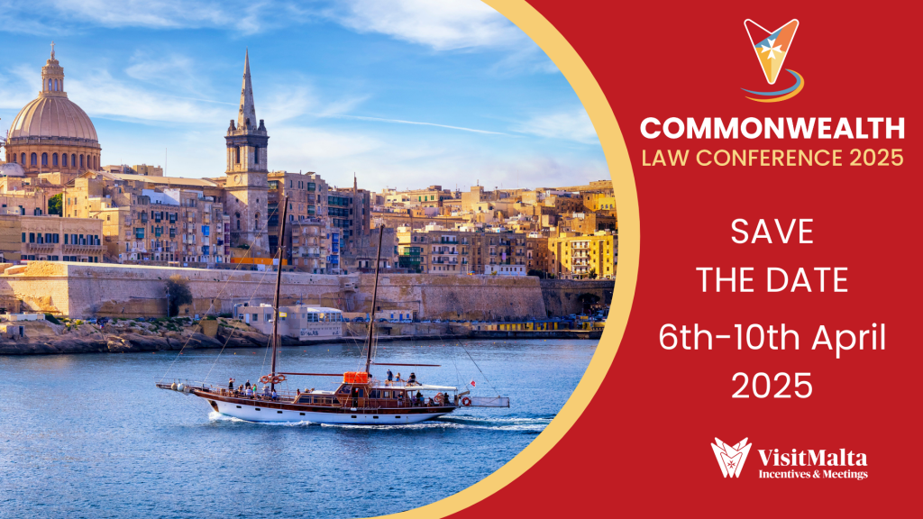 Save the date for the 24th Commonwealth Law Conference 2025 Malta : 6th ...